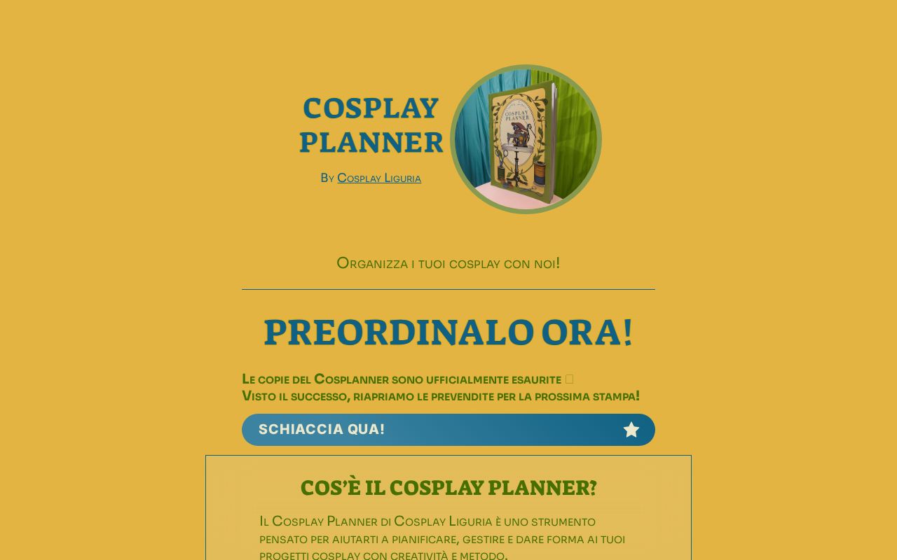 Cosplay Planner
